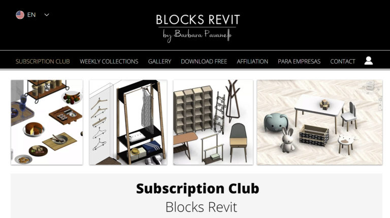 Blocks Revit – Une incroyable collection d’objets d’architecture et d ...