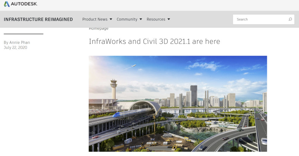 BIM pour les Infrastructures : Civil 3D et InfraWorks 2021.1 se ...