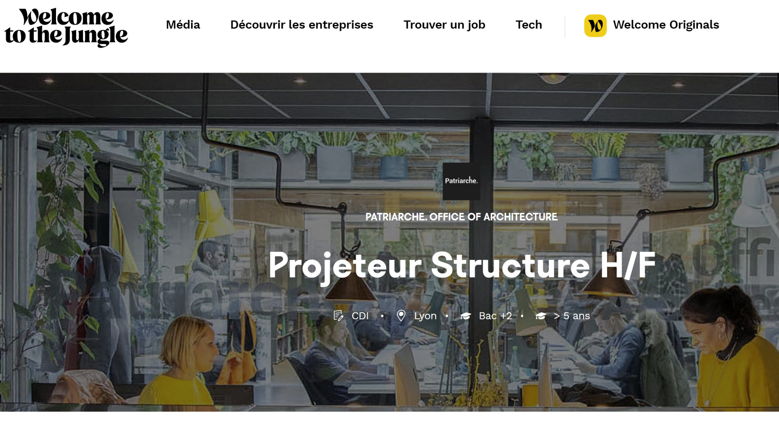 L’Agence Patriarche recherche un.e Projeteur.se Structure BIM – ABCD Blog