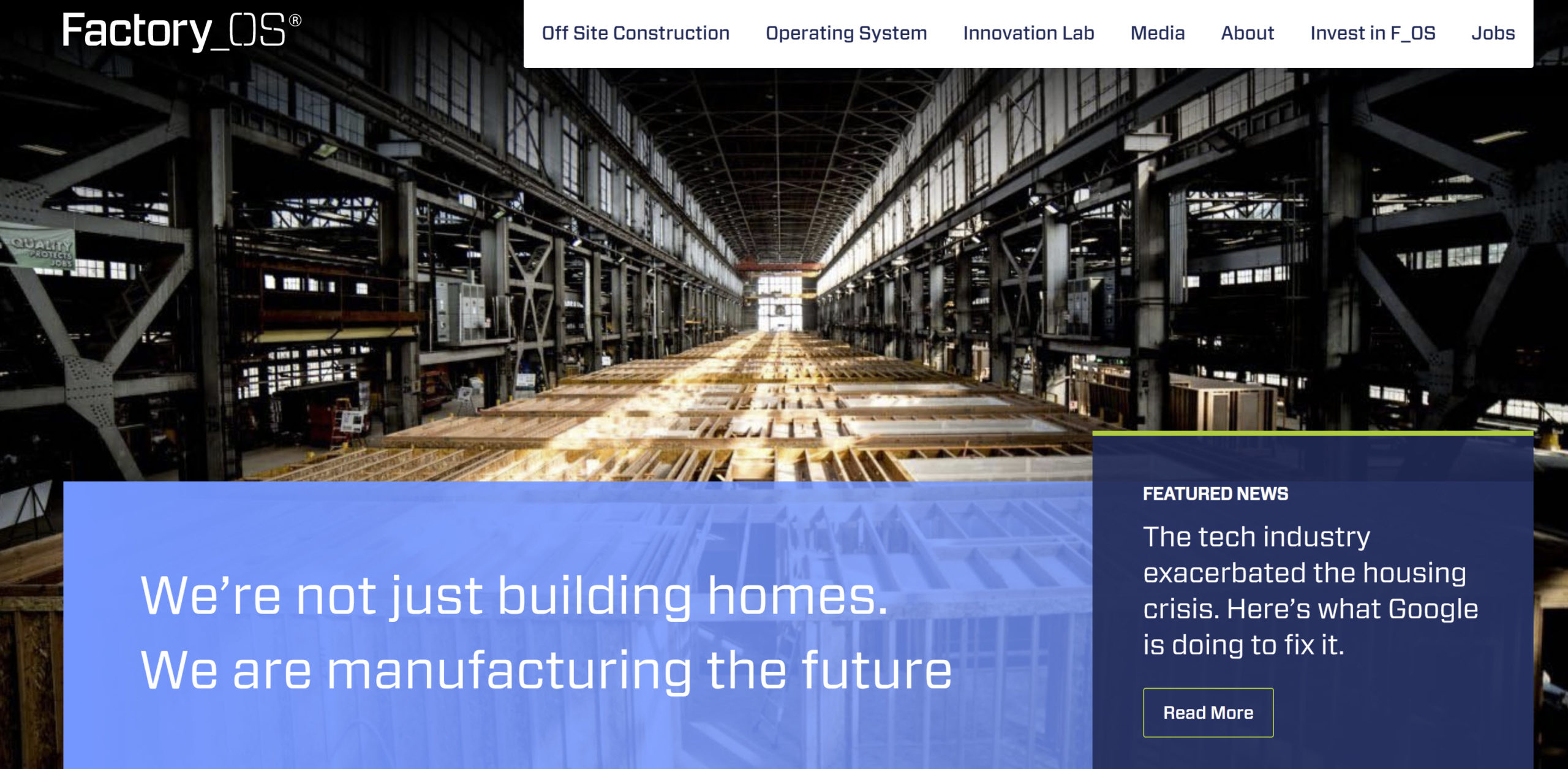 Industrialisation de la Construction et Hors Site avec Factory_OS qui ...
